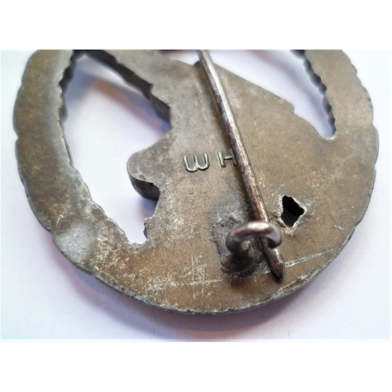 WW2 German Luftwaffe Flak Badge By WH Denazified