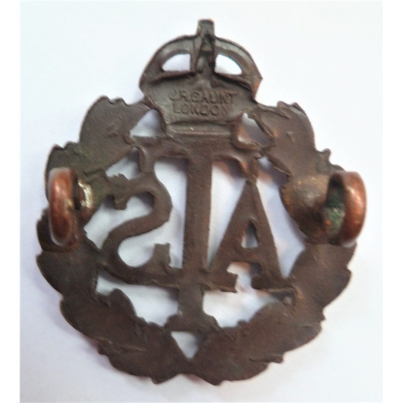 ATS Officers Bronze Collar Badge British Army