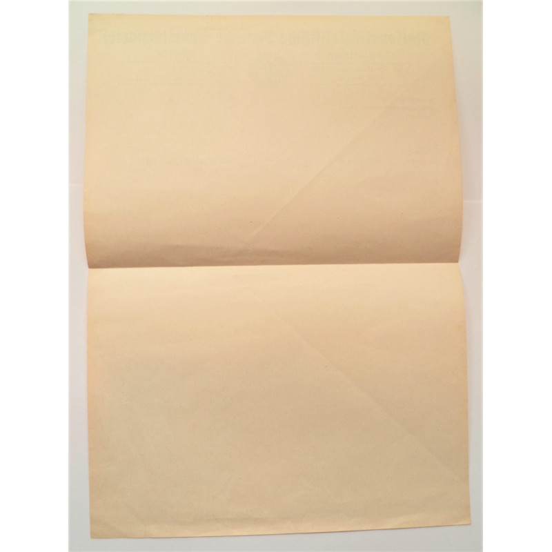 WW2 NSDAP Blank Document Third Reich