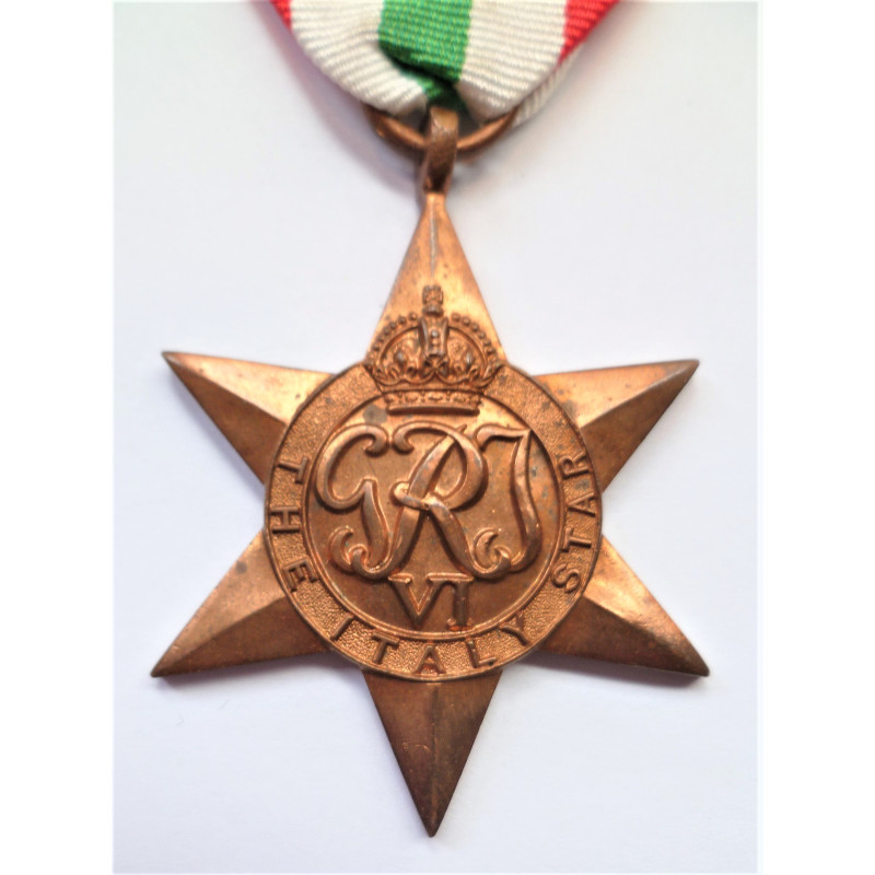 WWII British The Italy Star WW2 Original World War Two medals