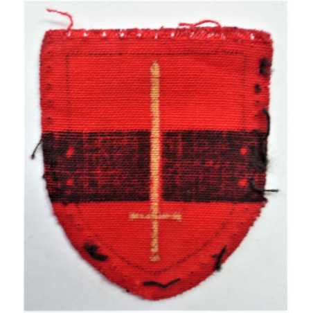 British Territorial Army Troop Cloth Formation Sign World War Two