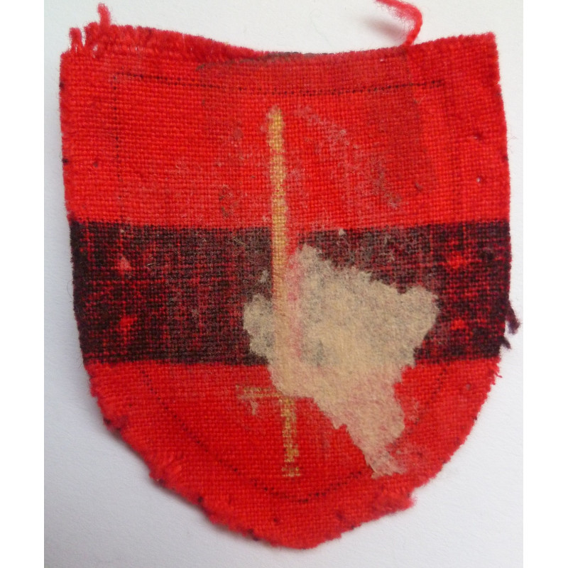 British Territorial Army Troop Printed Cloth Formation sign original.