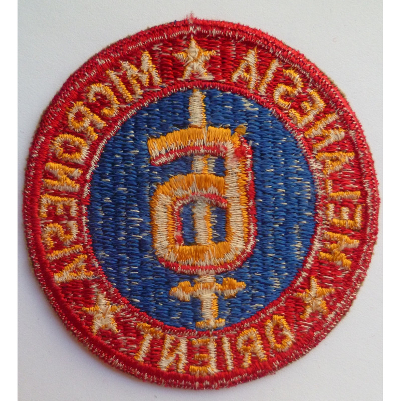 WW2 United States 6th Marine Division Cloth Patch Badge USMC American.