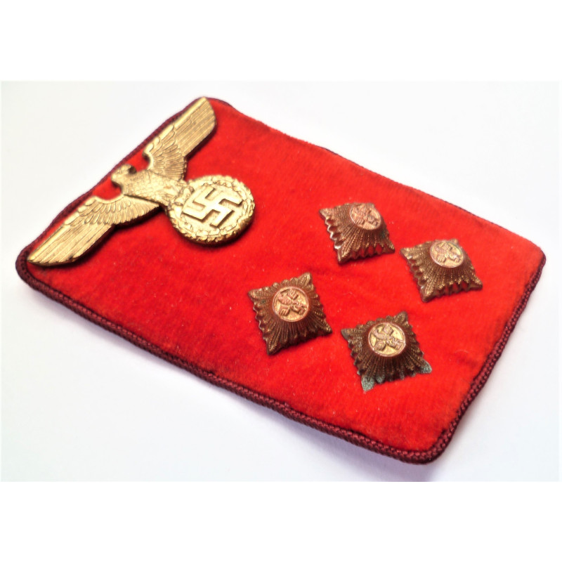 Third Reich NSDAP Party Leader Collar Tab Gau Gemeinschaftsleiter