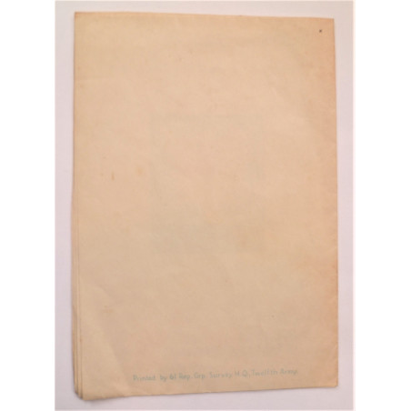 WW2 South East Asia Command Christmas 1945 Pamphlet