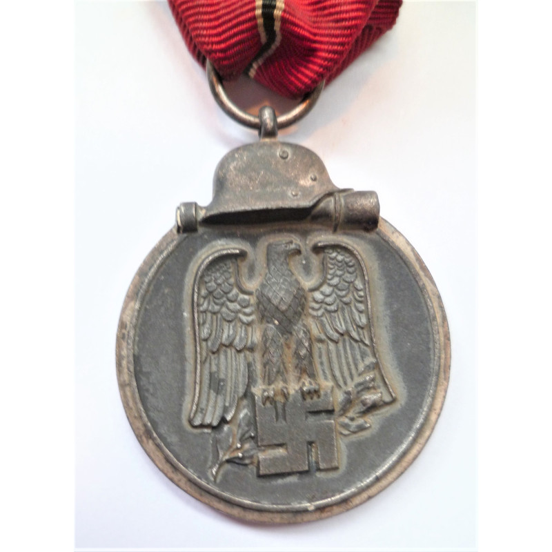 WW2 German Eastern Front Medal Stamped 4 maker Steinhauer & Luck
