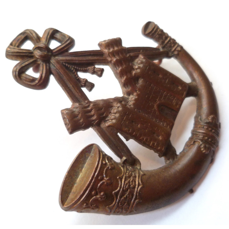 Victorian Duke Of Cornwall's Light Infantry Cap/Glengarry Badge British ...