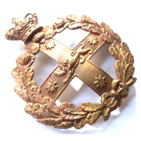 Victorian New South Wales Defence Force Helmet Plate Australia