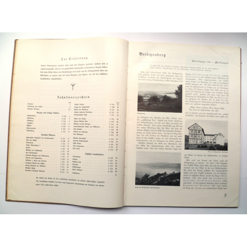 German "Honour Names of National Labour Service" RAD 1937