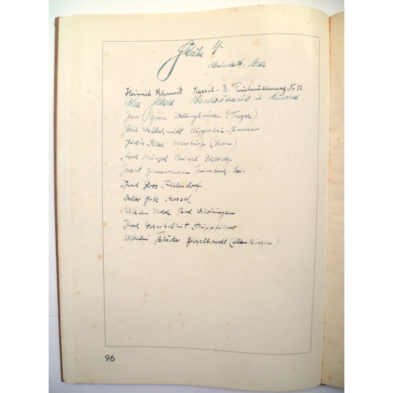 German "Honour Names of National Labour Service" RAD 1937