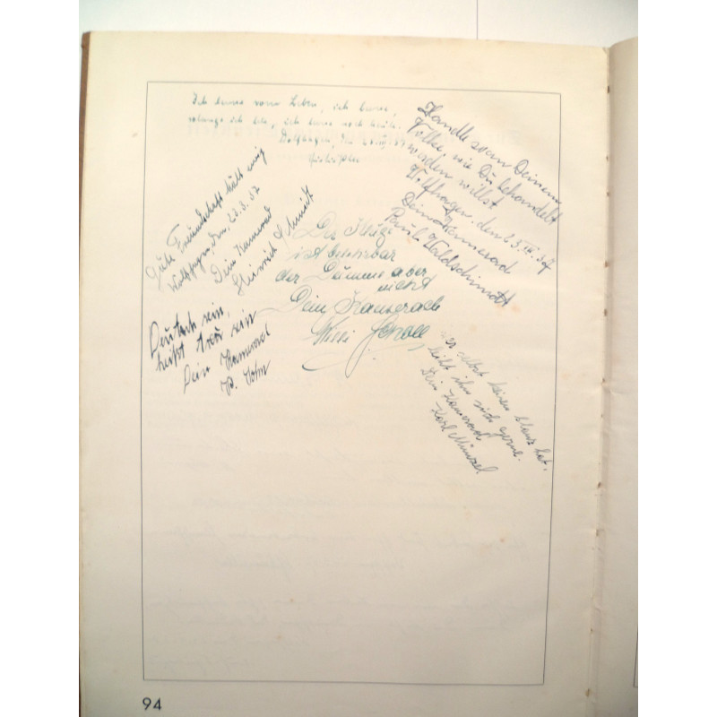 German "Honour Names of National Labour Service" RAD 1937