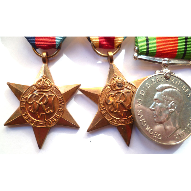 WW2 Medal group Africa Star and Dunkirk commemorative Medal