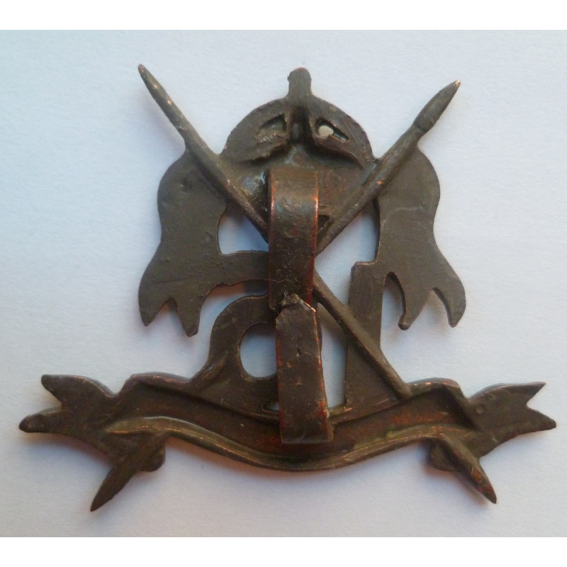 16th Lancers Officers Bronze Cap Badge Queens Lancers A good original