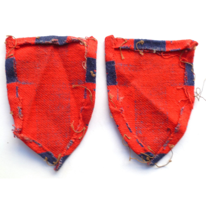 WWII 21st Army GHQ Formation Sign Pair Queens Crown