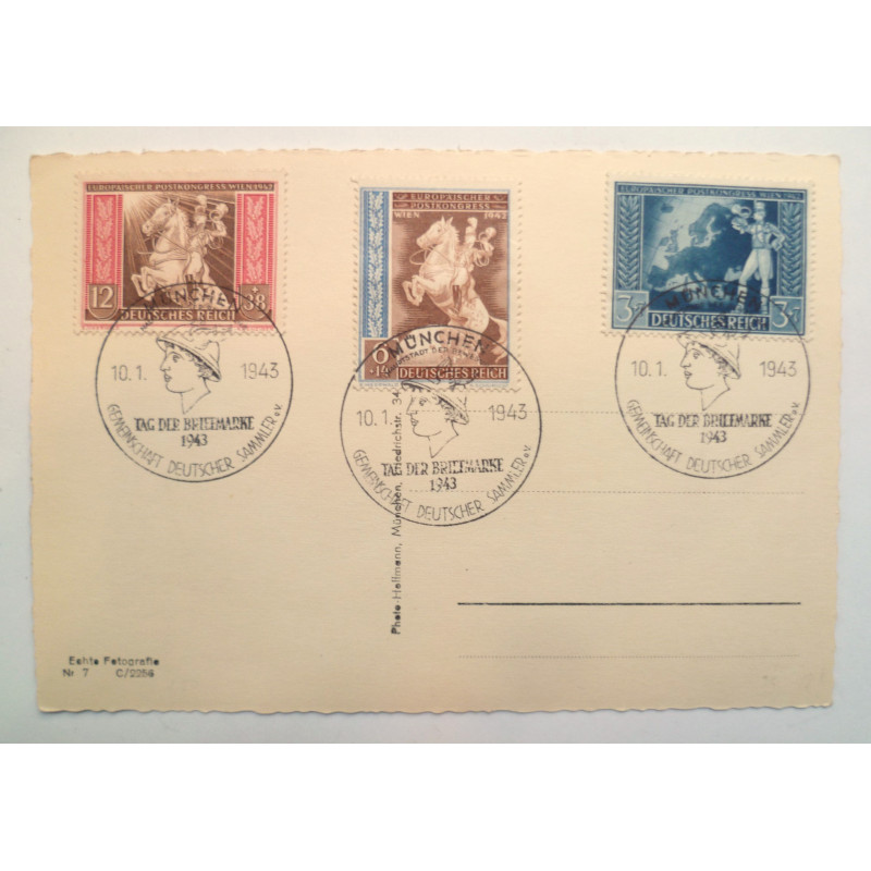 WW2 Adolf Hitler Profile Photo Postcard The Fuhrer