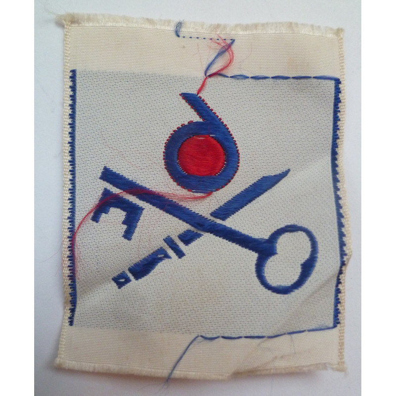 6th Infantry Brigade Cloth Formation Sign Badge British Army. WWII UK.