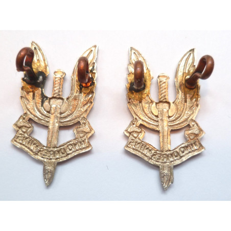 Pair Special Air Service SAS Collar Badges/Dogs