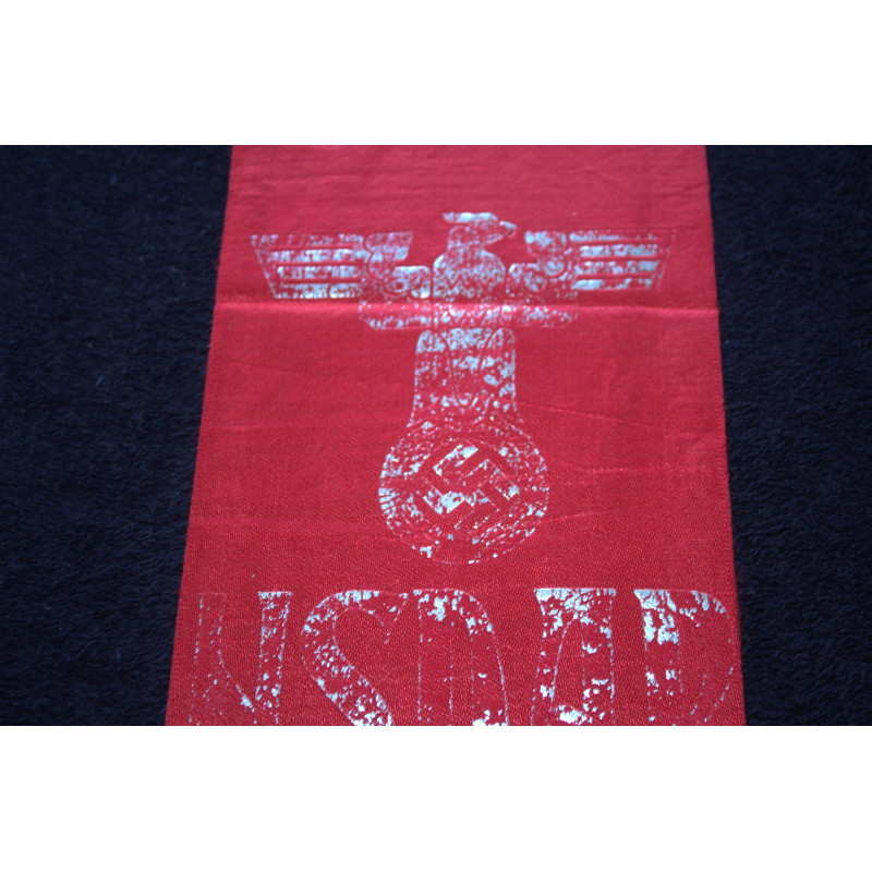 German NSKK/NSDAP Funeral Wreath Sash Third Reich