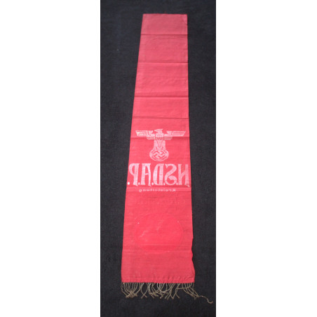 German NSKK/NSDAP Funeral Wreath Sash Third Reich