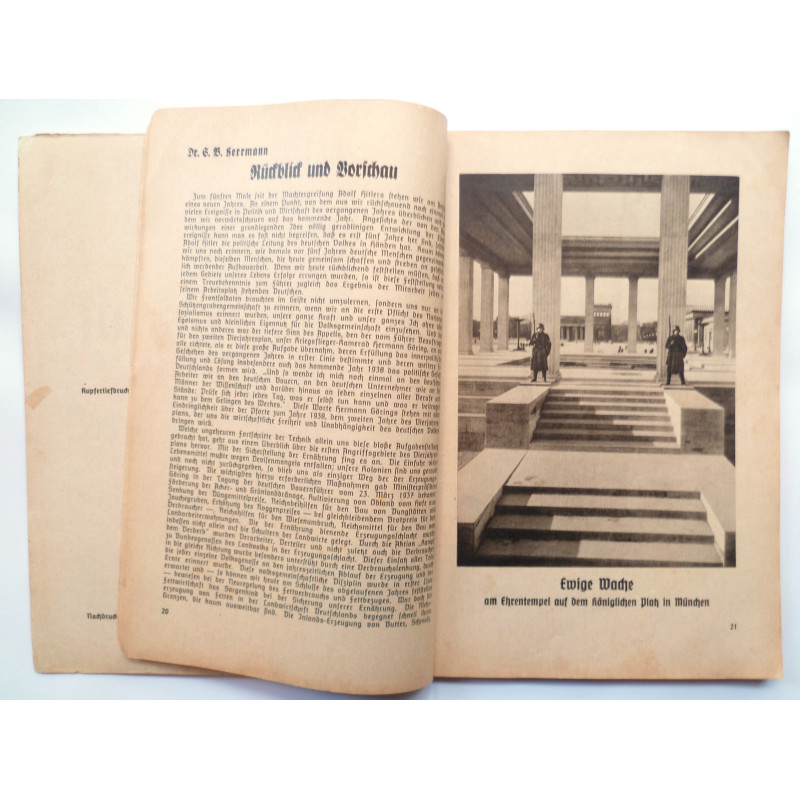 German 1938 Yearbook of The N.S.K.O.V Third Reich