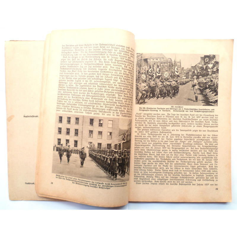 German 1938 Yearbook of The N.S.K.O.V Third Reich