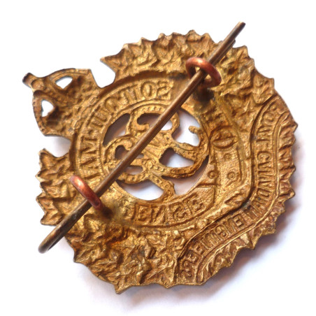 Royal Canadian Engineers Cap Badge George VI Commonwealth