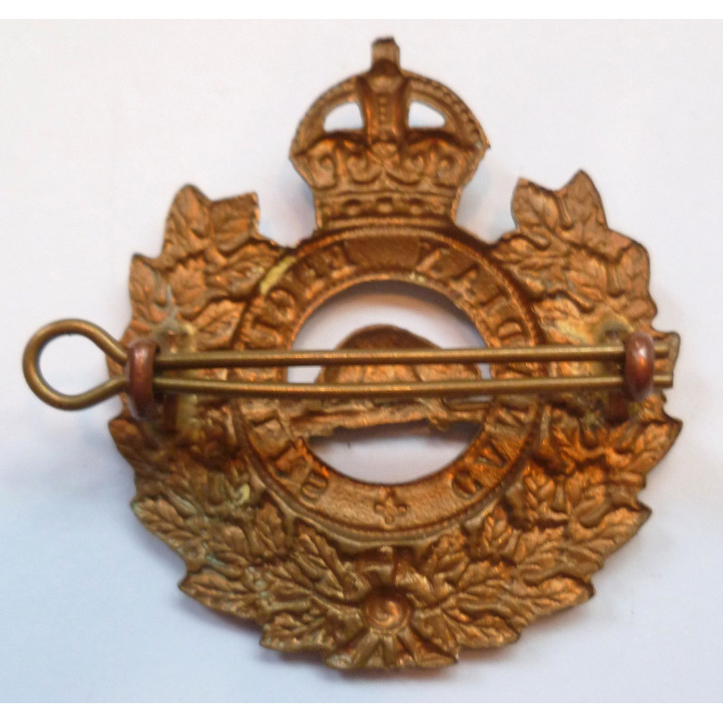 WW1 Royal Canadian Engineers Cap Badge Commonwealth Canada