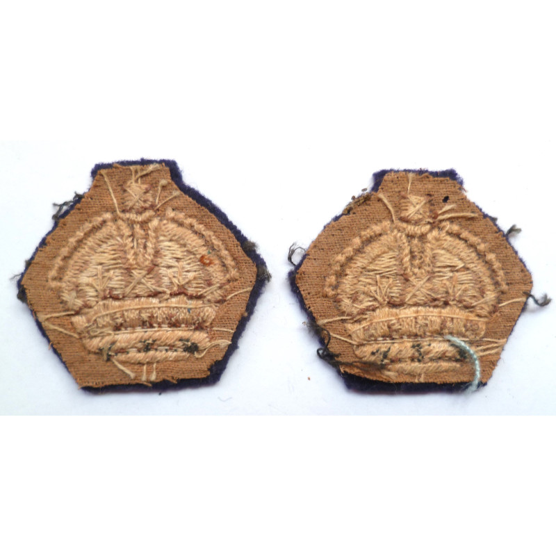 WWII British Army Major Cloth Rank Insignia