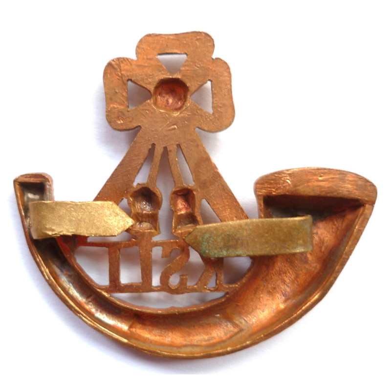 Kings Shropshire Light Infantry KSLI Officers Gilt Cap Badge
