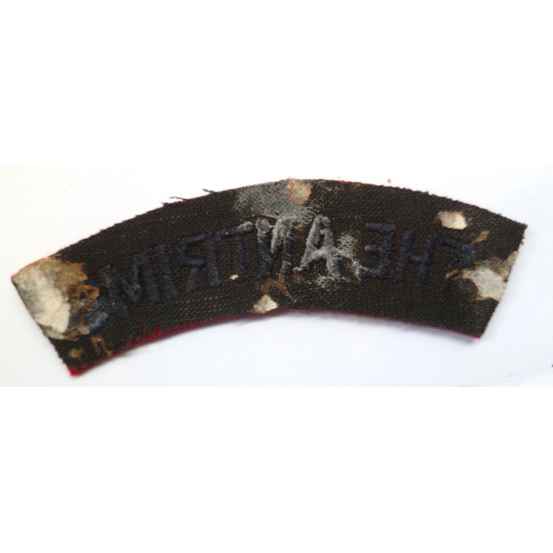 591st Independent Field Squadron Royal Engineers "ANTRIM" Shoulder Title