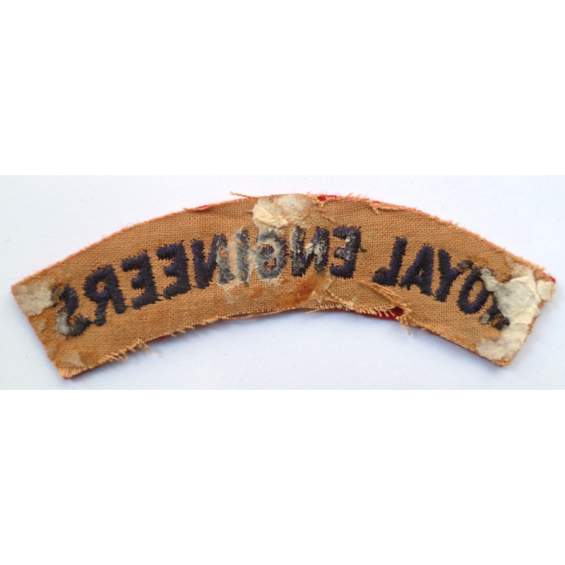 WW2 Royal Engineers Shoulder Title WWII