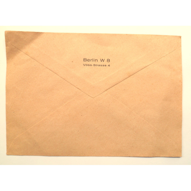 German NSDAP Chancellery of The Fuhrer Envelope Third Reich