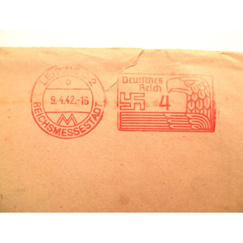 German Leipzig Photograph Envelope Third Reich
