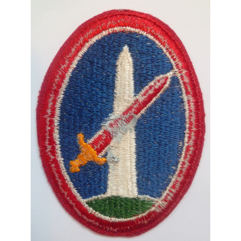 United States Military District Washington Cloth Patch An original.