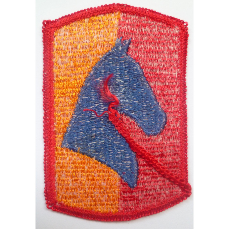 United States 138th Field Artillery Brigade Cloth Patch An original.