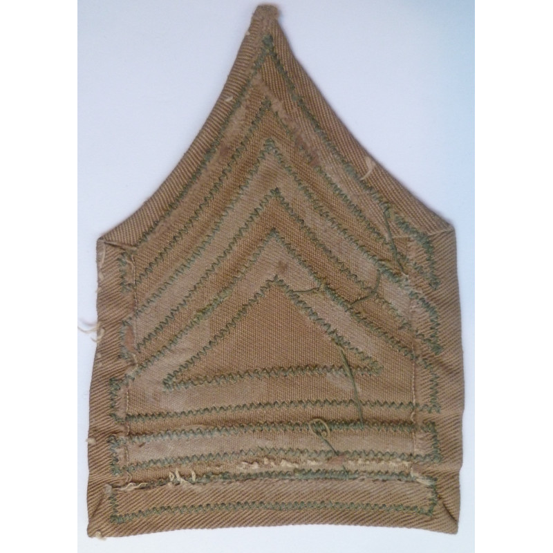 WW2 US Army Master Sergeant Rank Insignia Cloth Badge An original WWII