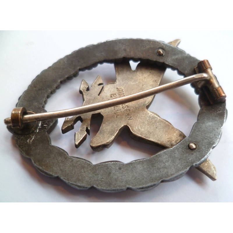 Luftwaffe Wireless Operator/Air Gunner Badge by JMME & Sohn Berlin
