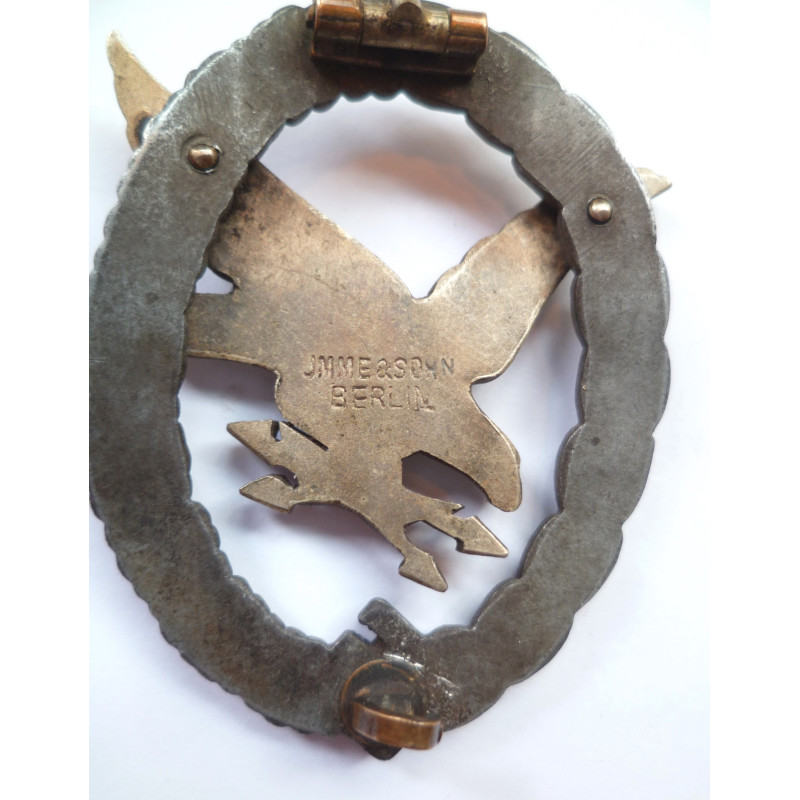 Luftwaffe Wireless Operator/Air Gunner Badge by JMME & Sohn Berlin