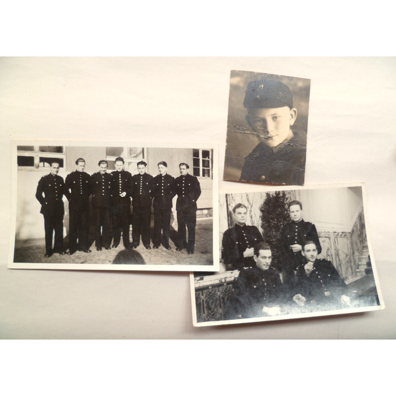 A collection of 11 photographs and documents to Lt. Ernst-A. Hermann ...