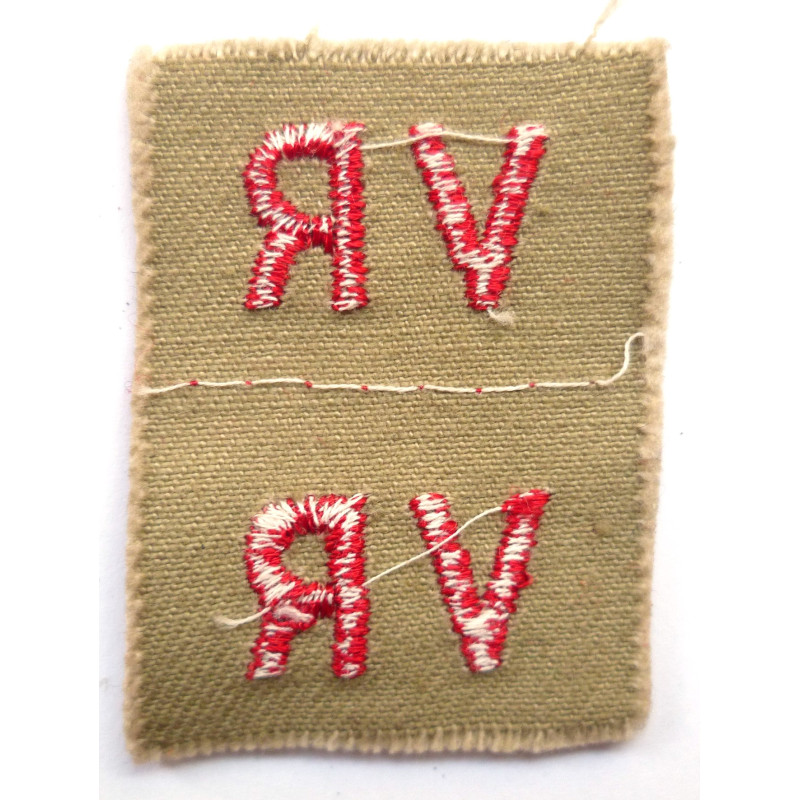 WW2 RAF Volunteer Reserve Tropical Title- Uncut Insignia