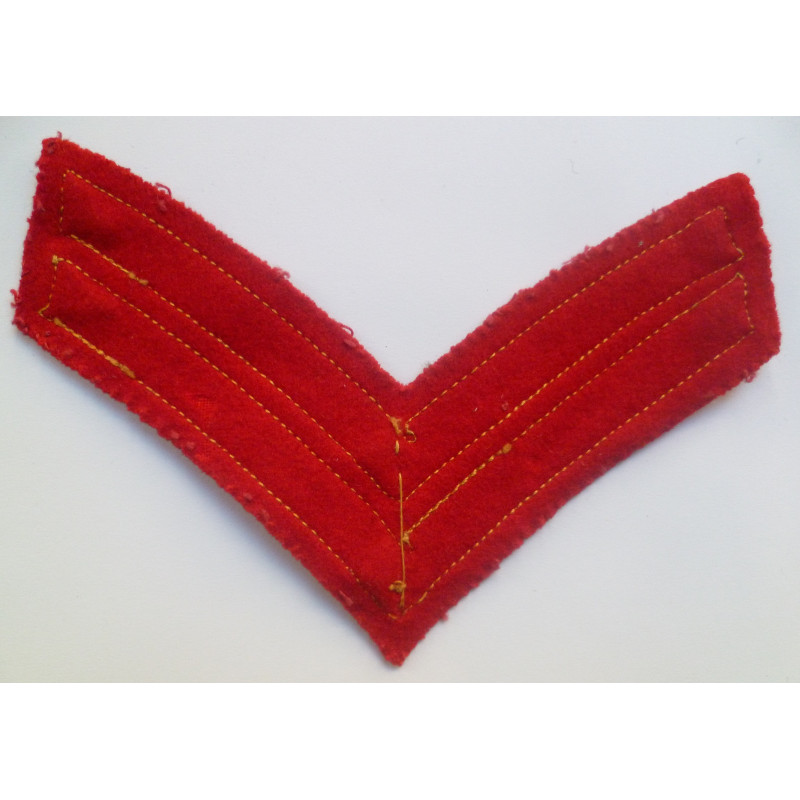 British Army Corporal Rank Stripe Chevron Mess Dress WW2 nice bullion.