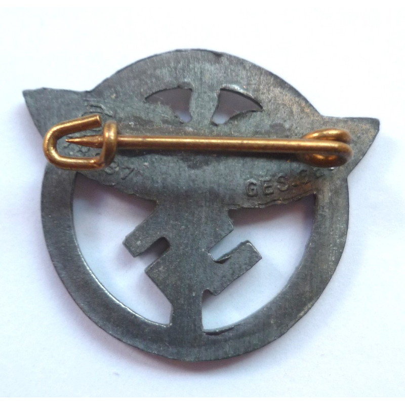 German Nationalsozialistisches Fliegerkorps NSFK Membership/Donation Badge