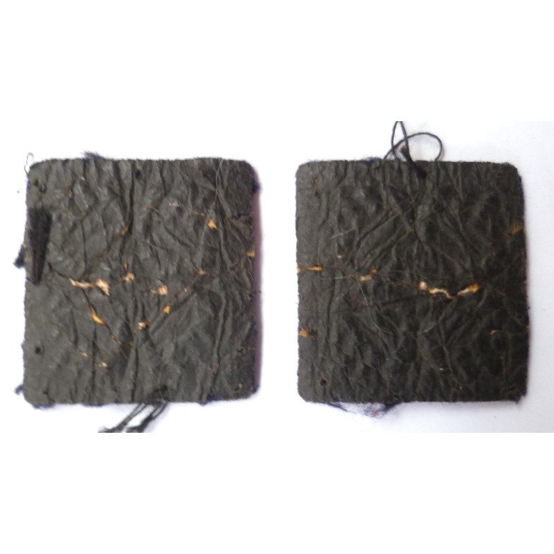 WW2 British Army 2nd Lieutenant Cloth Rank Insignia Dark Blue Backing