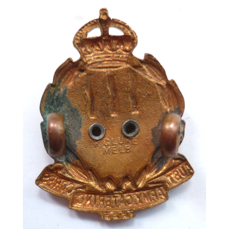 Australian Army Catering Corps Gilded Collar Badge