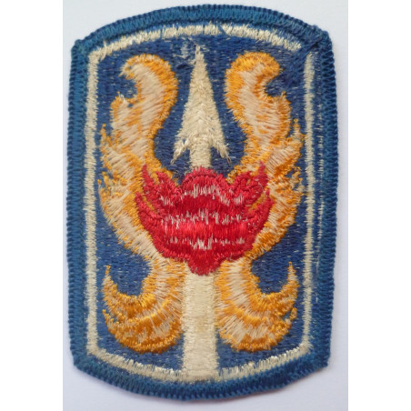 United States 199th Army Infantry Brigade Cloth Patch. American badge.