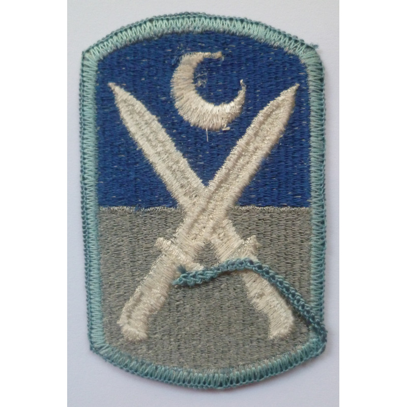 United States 218th Army Infantry Brigade Cloth Patch. American badge.