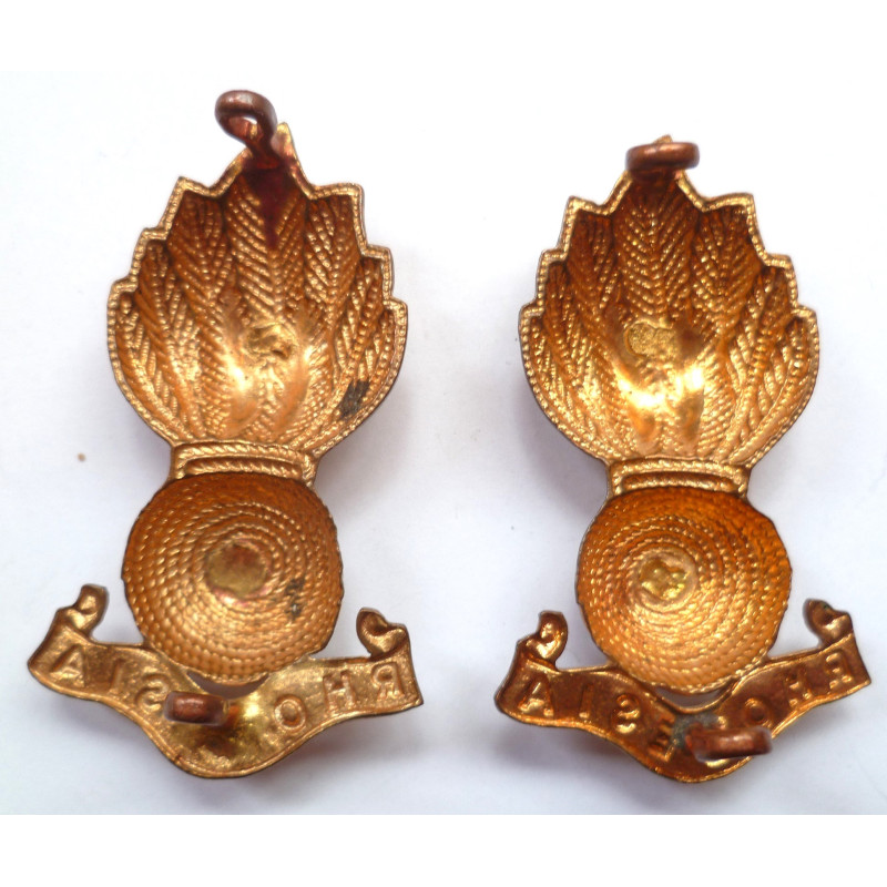 Rhodesian Corps of Engineers Collar Badges