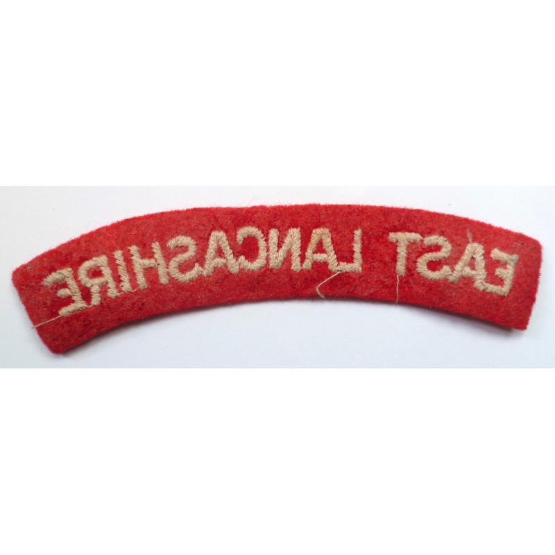 East Lancashire Cloth Shoulder Title WW2
