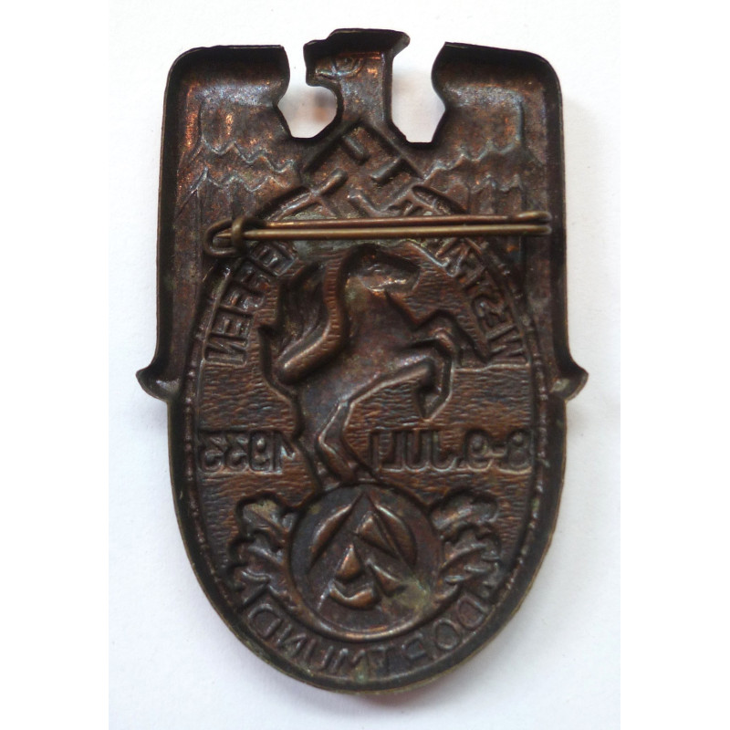 German 1933 SA Dortmund-Westfalen Meeting Badge Tinnie