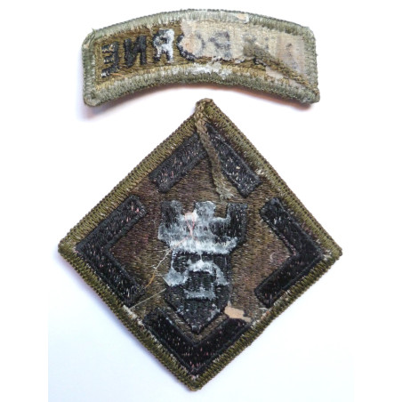 20th Engineer Brigade Airborne 1974 Cloth Badge Subdued